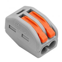 2 pole lever connector